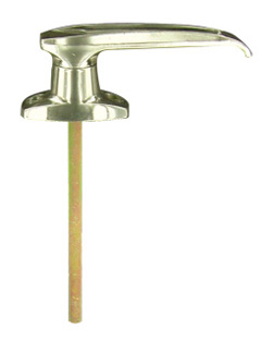 "L" Chrome Handle Front Fix Non Locking Long Shaft » ovesco